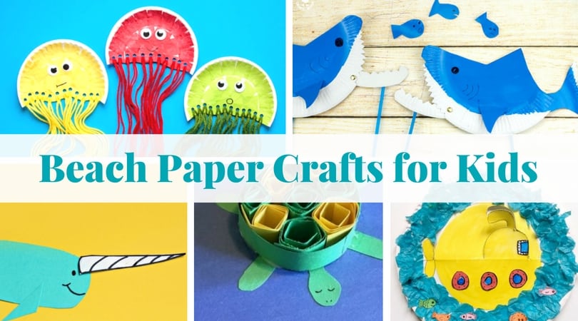 Beach Paper Crafts for Kids - Twitchetts