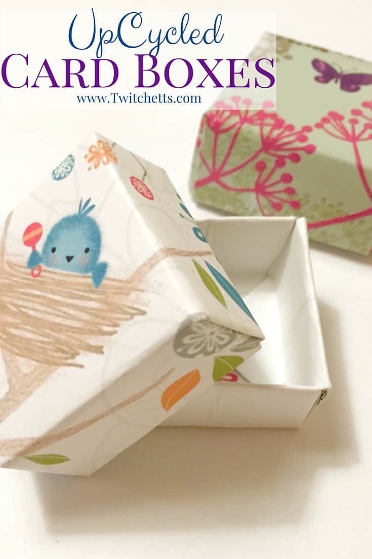 How to make boxes from cards - Twitchetts