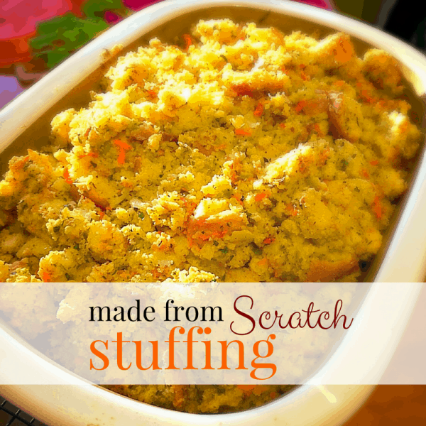 Homemade Thanksgiving stuffing from scratch - Twitchetts