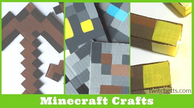 Minecraft Crafts: 5 DIY Ideas for kids to make - Twitchetts