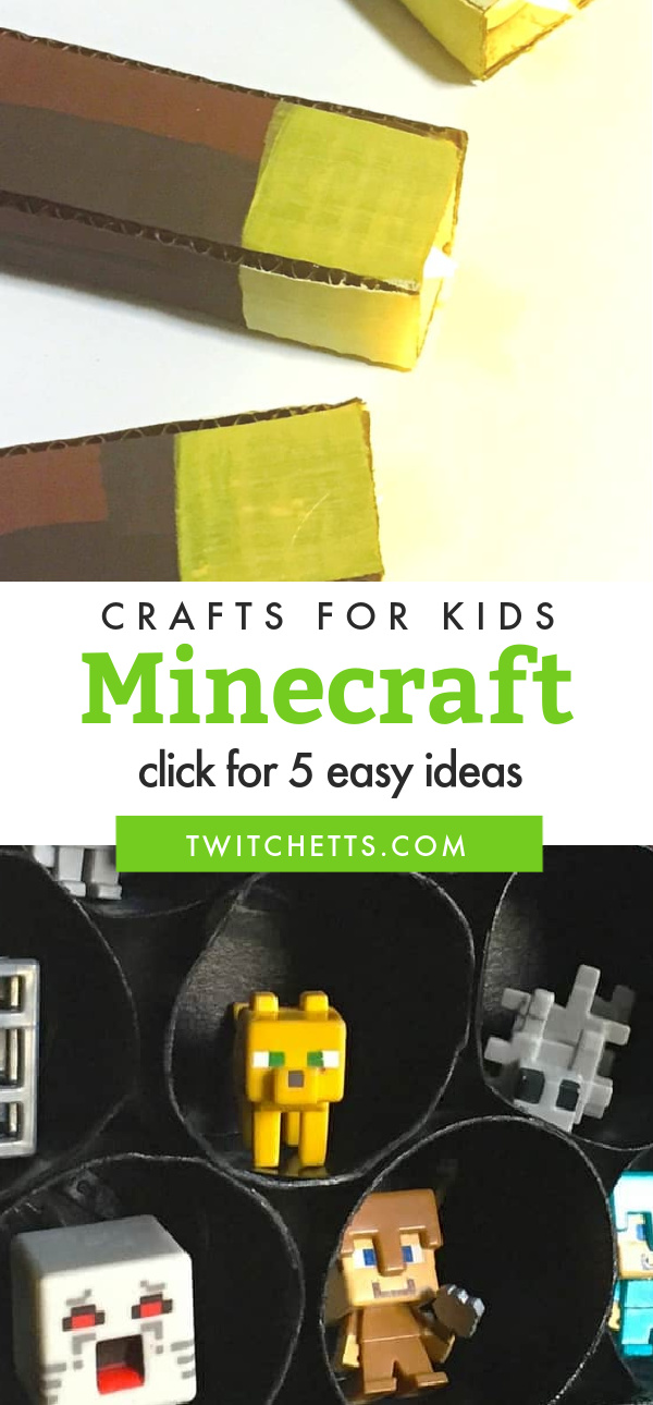 Minecraft Crafts: 5 DIY Ideas for kids to make - Twitchetts