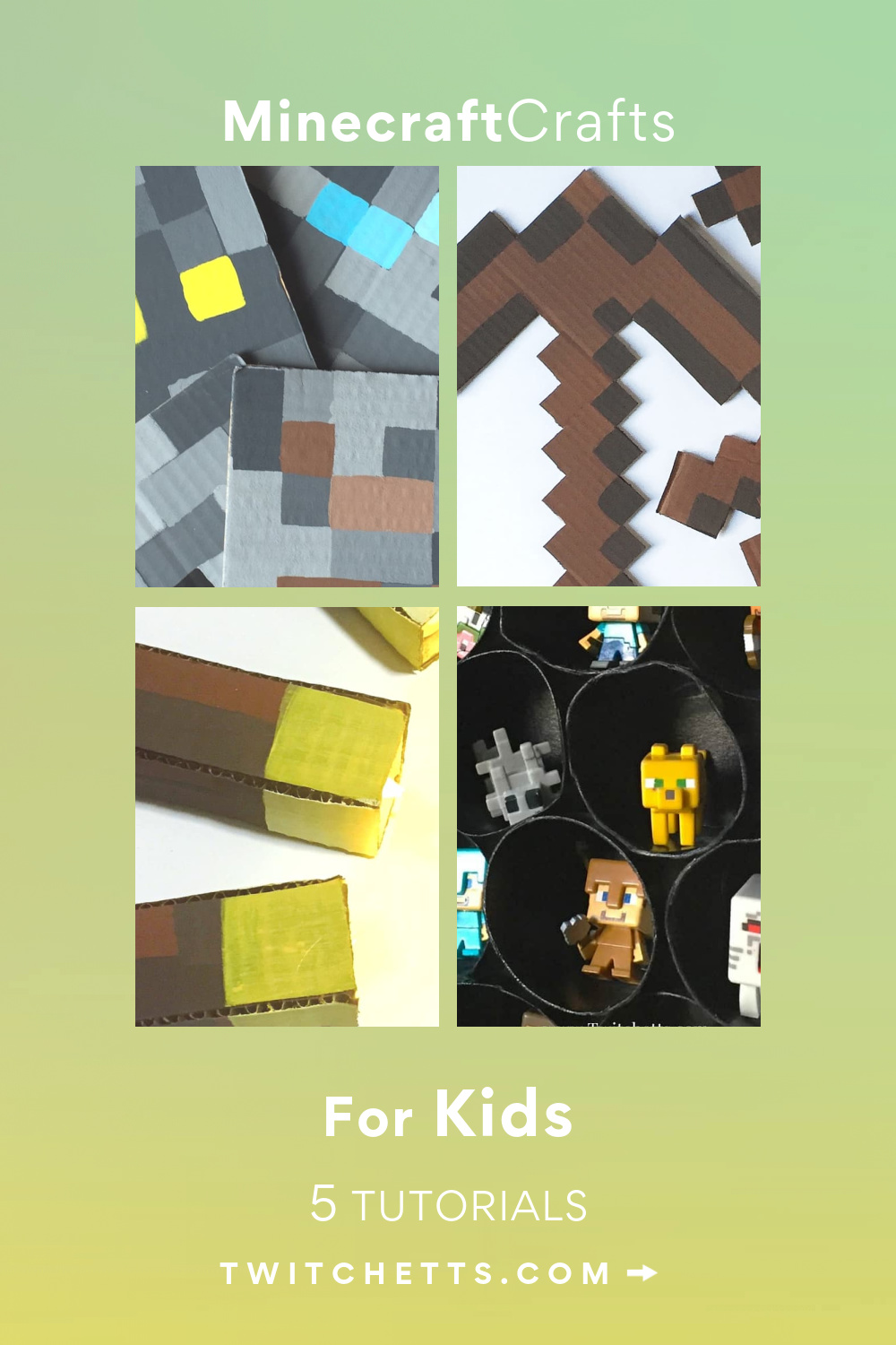 Minecraft Crafts: 5 DIY Ideas for kids to make - Twitchetts