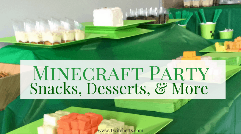 MINECRAFT Munchies ~ Snacks, Desserts, a MINECRAFT Cake & More - Twitchetts