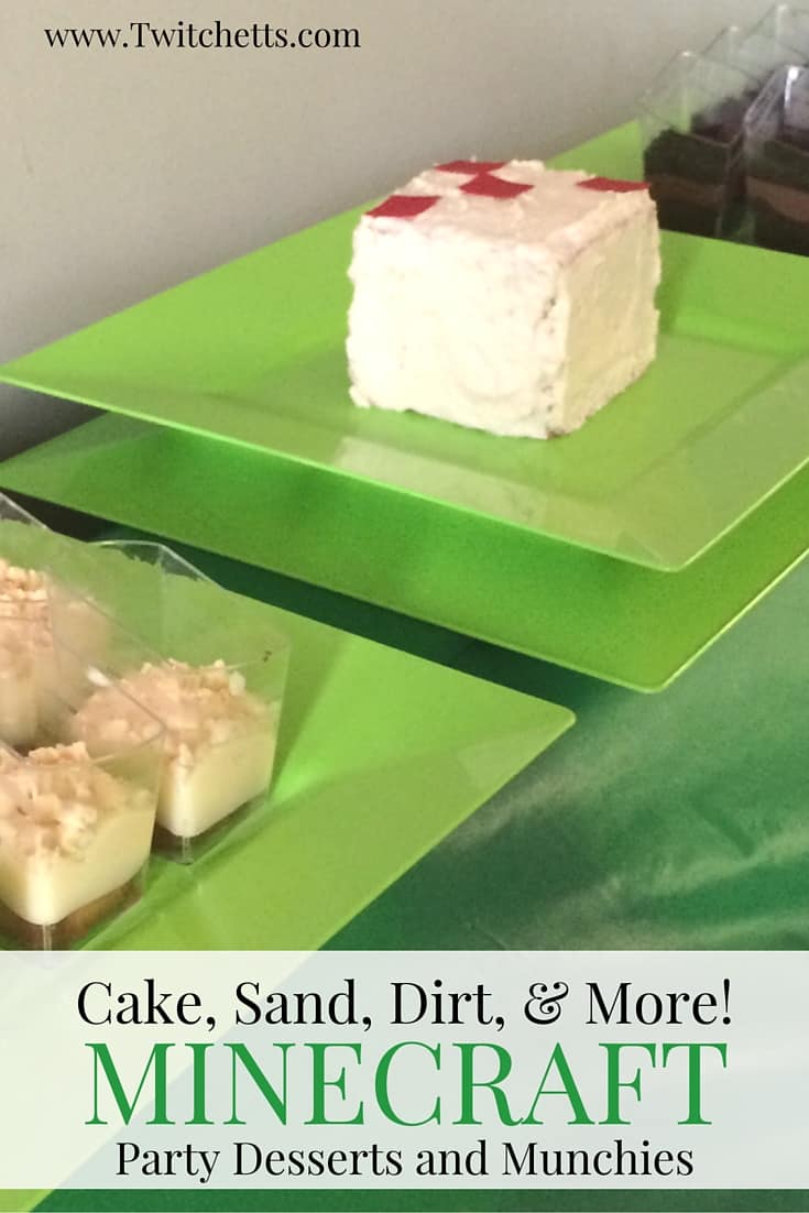 MINECRAFT Munchies ~ Snacks, Desserts, a MINECRAFT Cake & More - Twitchetts
