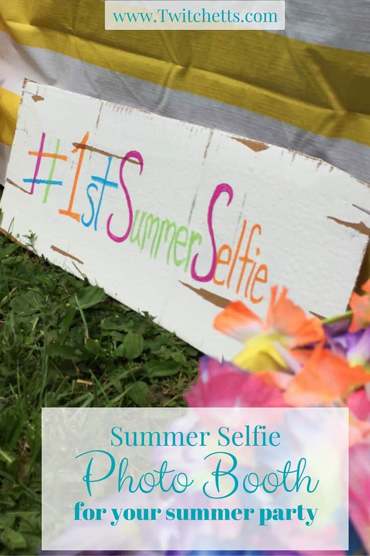 Summer Selfie Booth ~ A Party Activity - Twitchetts