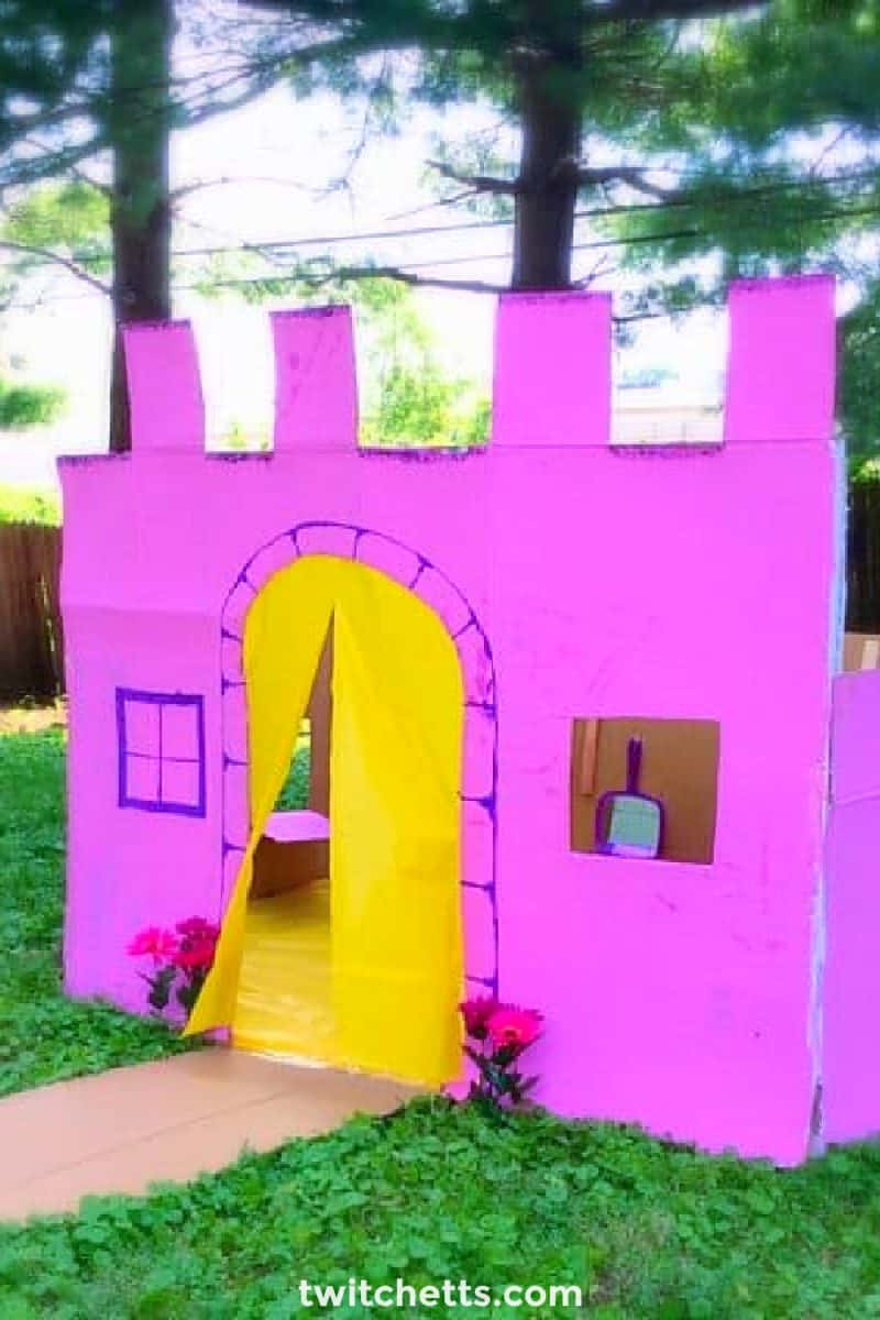 How to Make a Cardboard Castle: an easy step by step tutorial - Twitchetts