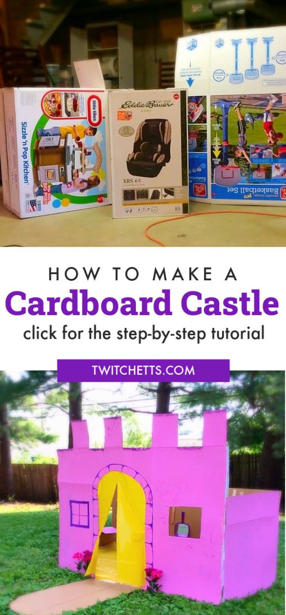 How to Make a Cardboard Castle: an easy step by step tutorial - Twitchetts