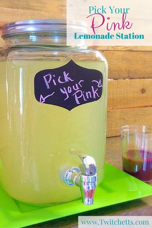 Pick Your Pink Lemonade Party Station - Twitchetts