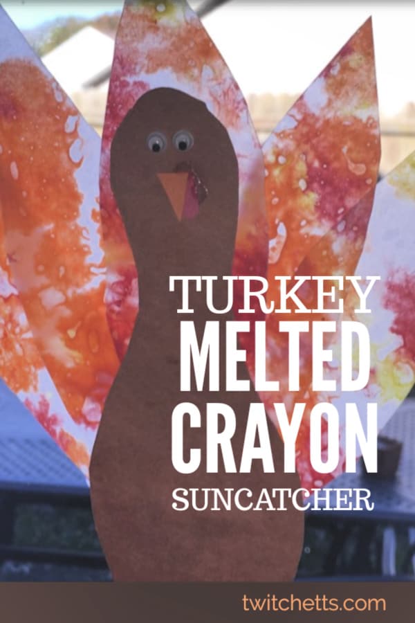 How to make fun melted crayon turkeys this Thanksgiving - Twitchetts