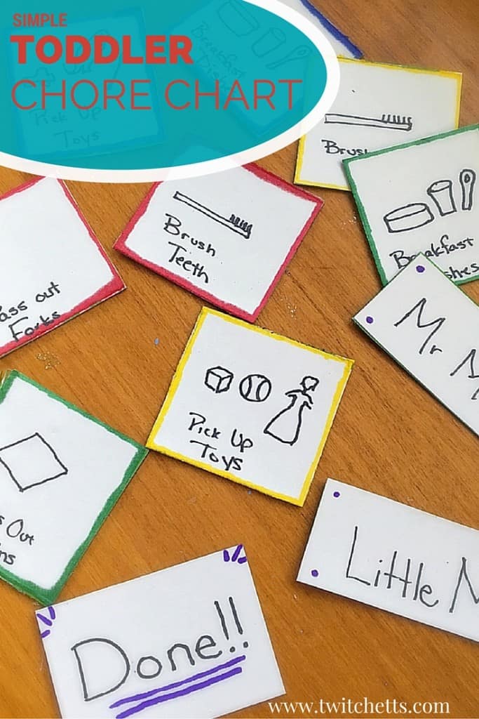 Simple Toddler Chore Chart - Twitchetts