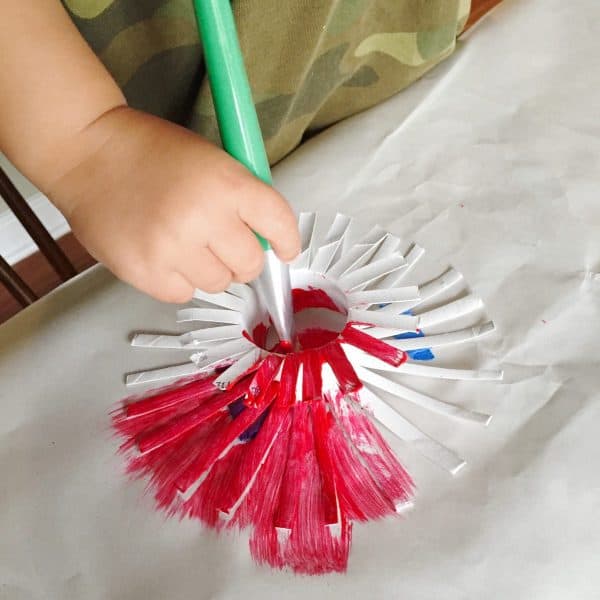 3D Paper Firework Craft ~ Patriotic Crafts for Kids - Twitchetts