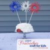 3D Paper Firework Craft ~ Patriotic Crafts for Kids - Twitchetts