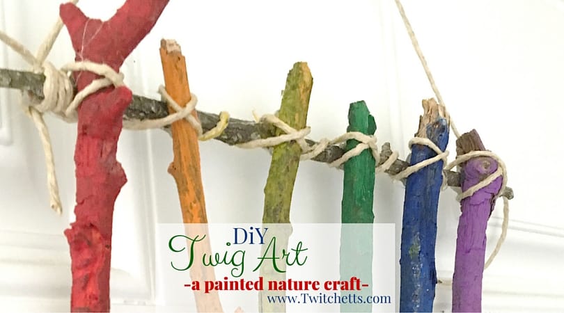 DIY Twig Art ~ Simple and Fun Crafts for Kids using Sticks from Nature