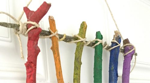 DIY Twig Art ~ Simple and Fun Crafts for Kids using Sticks from Nature