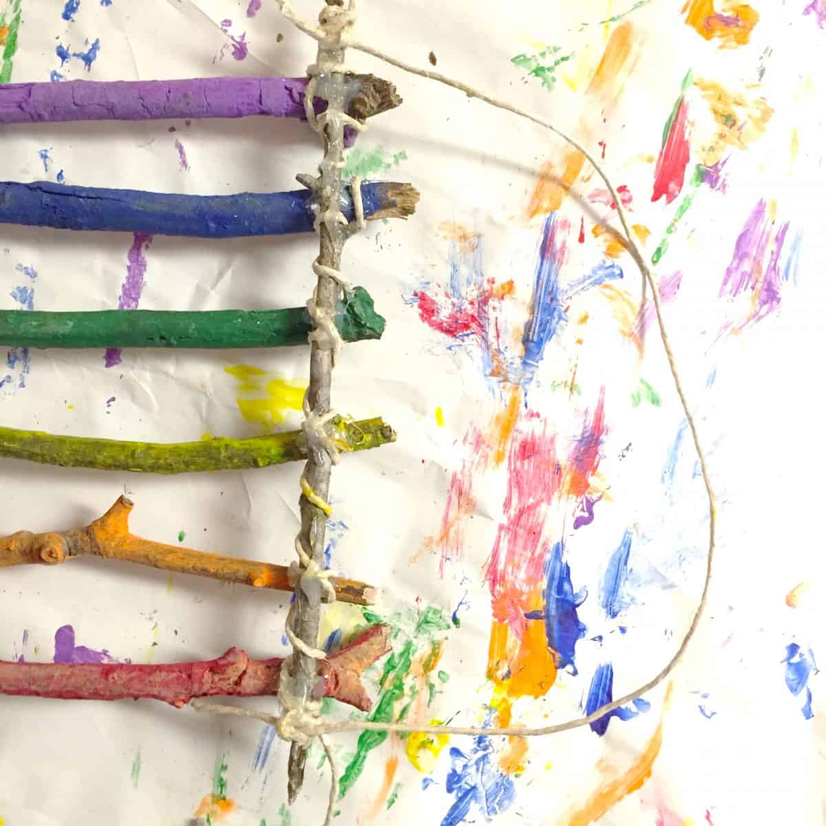 DIY Twig Art ~ Simple and Fun Crafts for Kids using Sticks from Nature