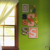 Initial Wall Collage for a Kids' Room - Twitchetts
