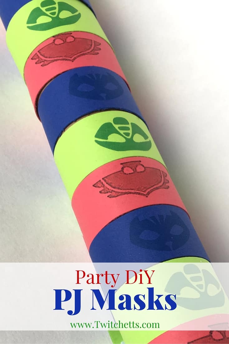 How to make easy PJ Masks party printables - Twitchetts