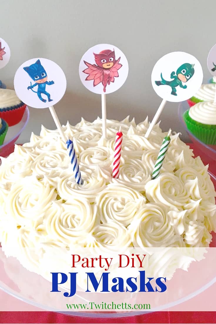How to make easy PJ Masks party printables - Twitchetts