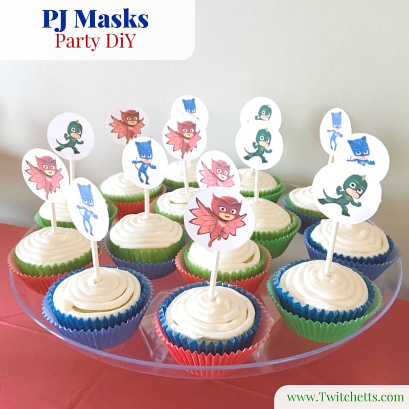 How to make easy PJ Masks party printables - Twitchetts