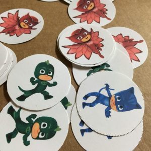 How to make easy PJ Masks party printables - Twitchetts