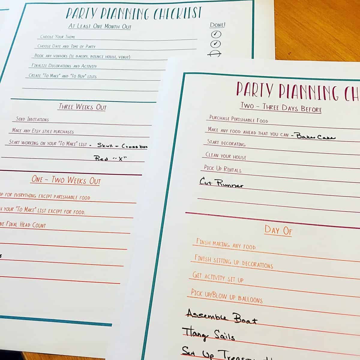 Easy Party Planning Guidebook - Twitchetts