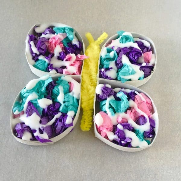 Tissue Paper Butterflies - Twitchetts