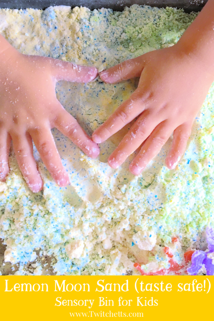 Easy DIY Moon Sand Recipe: Taste-safe sensory fun - Twitchetts