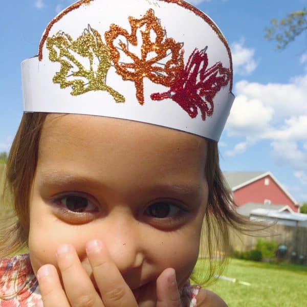 Free Printable Autumn Crown for Fall Dress Up - Twitchetts