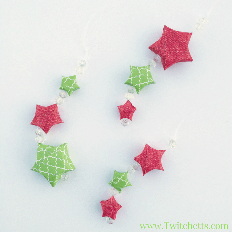 DiY Paper Star Ornaments - Twitchetts