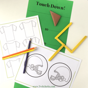 Paper Football and Football Decorations for your Sports Party - Twitchetts