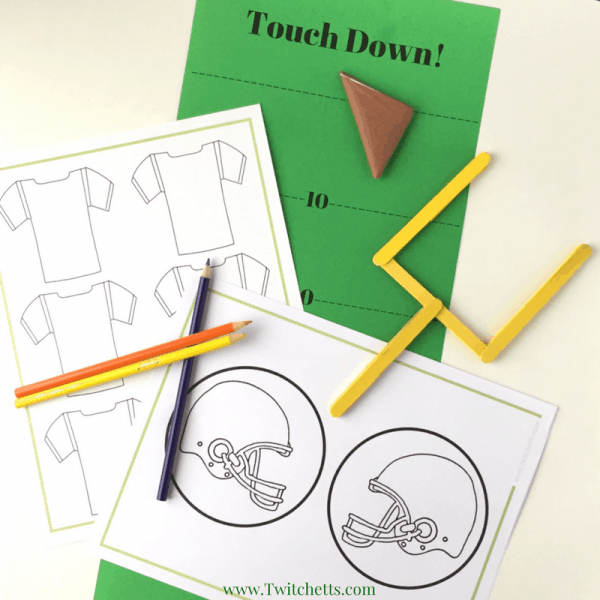 Paper Football and Football Decorations for your Sports Party - Twitchetts