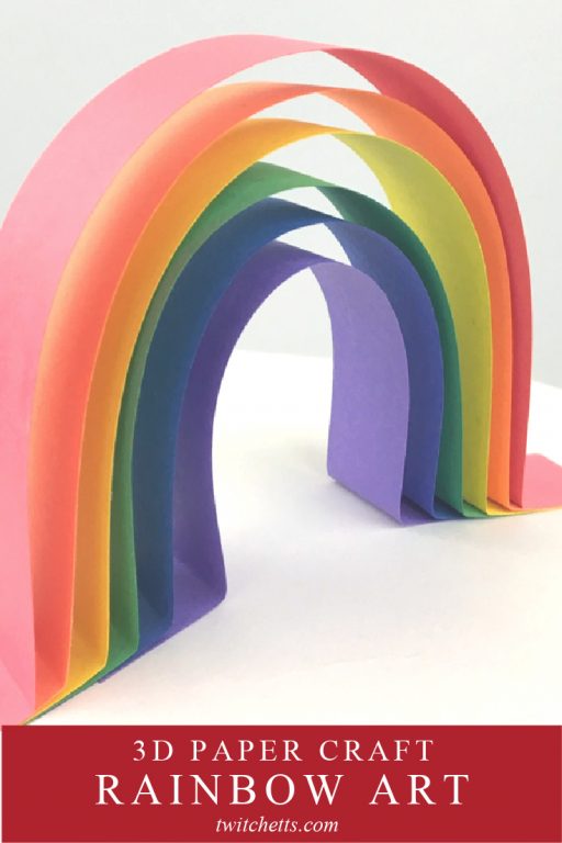 How to make simple 3D rainbow art that is amazing - Twitchetts