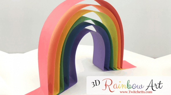How to make simple 3D rainbow art that is amazing - Twitchetts