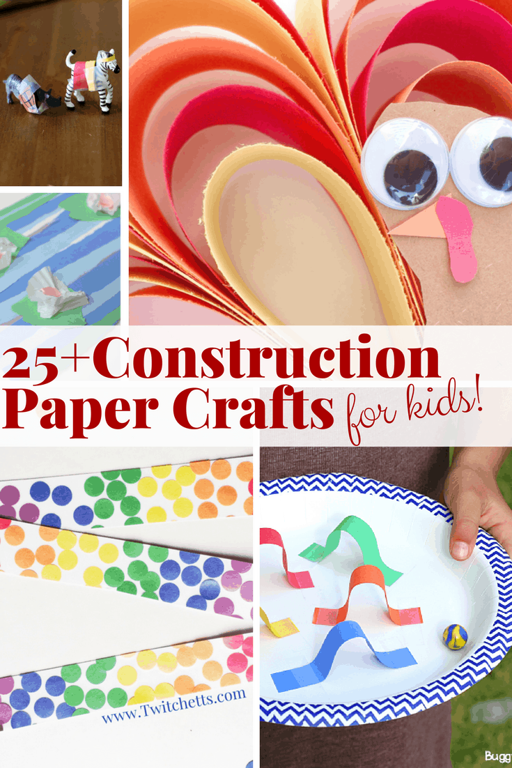Construction Paper Crafts For Kids ~ A Roundup of Paper Craft Inspiration