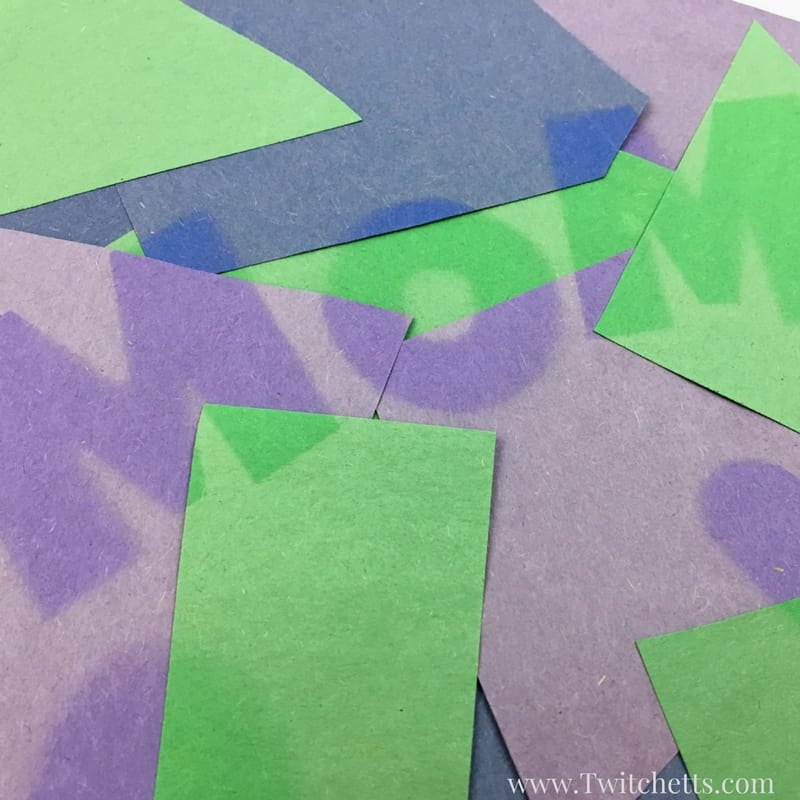 Sun Faded Art ~ Construction Paper Crafts for Kids