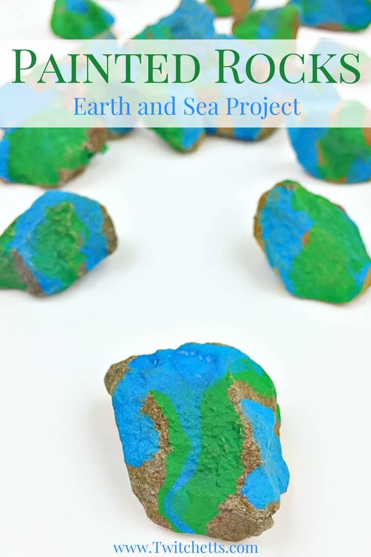 How to make fun Earth Day painted rocks - Twitchetts