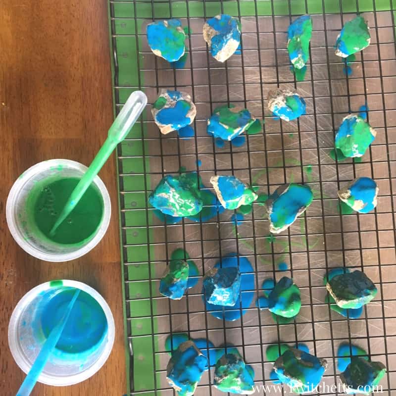 How to make fun Earth Day painted rocks - Twitchetts