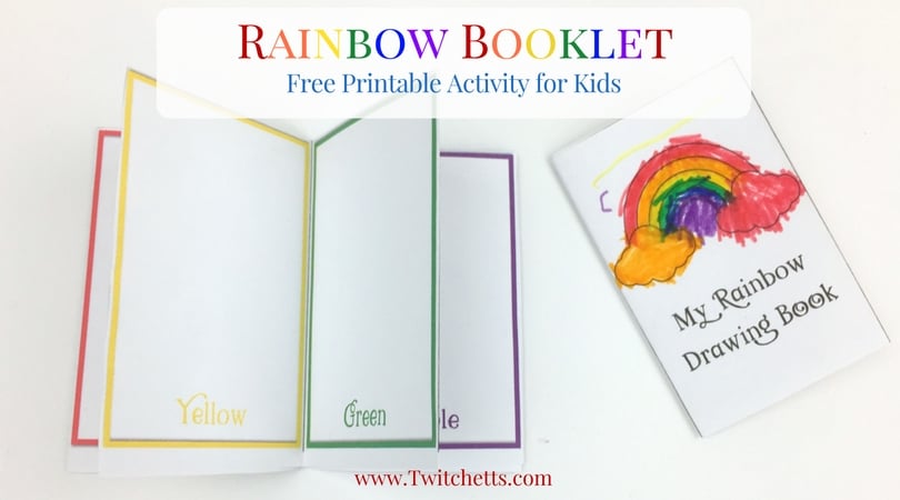 Printable Rainbow Booklet ~ Teaching Rainbow Colors - Twitchetts