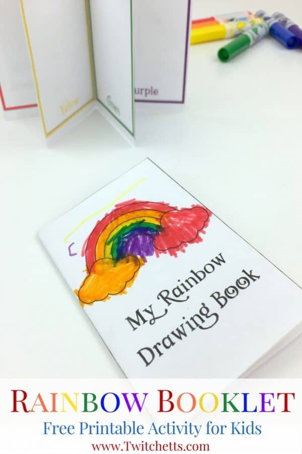 Printable Rainbow Booklet ~ Teaching Rainbow Colors - Twitchetts