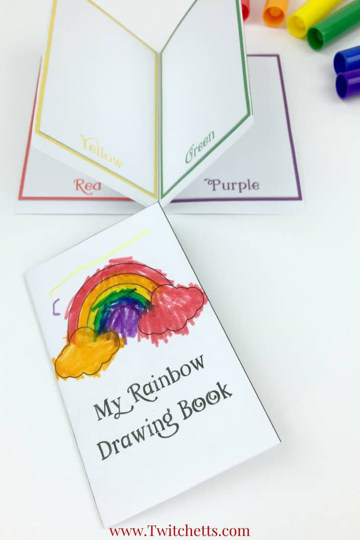 Printable Rainbow Booklet ~ Teaching Rainbow Colors - Twitchetts