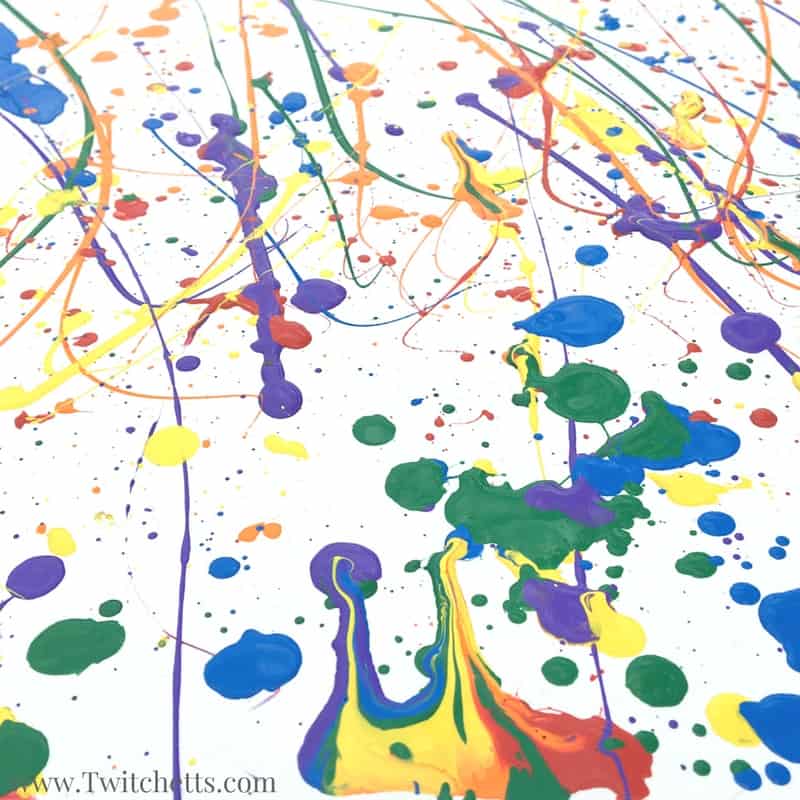 Splatter Paint ~ Process Art for Kids - Twitchetts