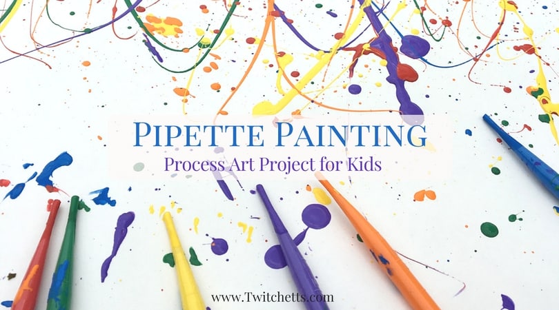 Splatter Paint ~ Process Art for Kids - Twitchetts