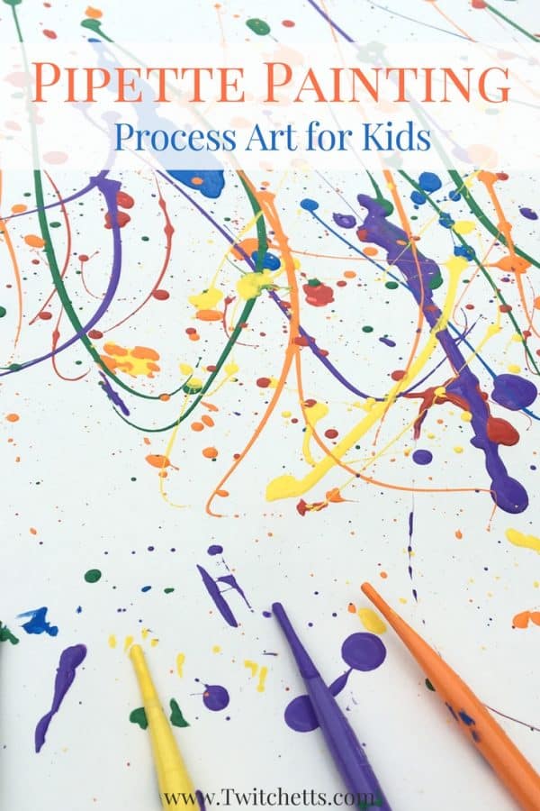 Splatter Paint ~ Process Art for Kids - Twitchetts