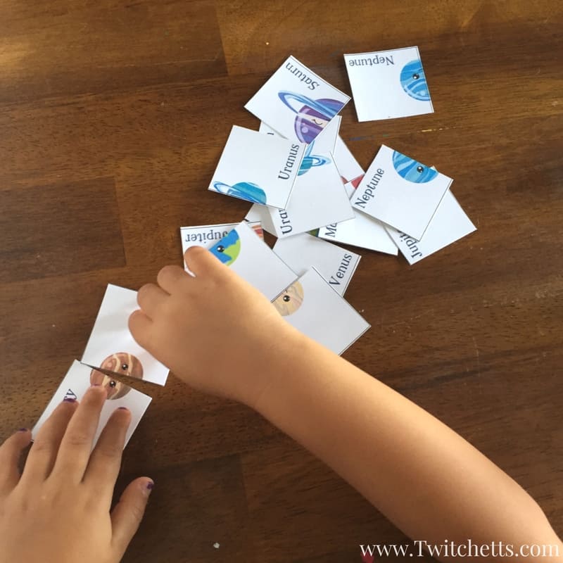 Printable Space Themed Games ~ Solar System For Preschoolers - Twitchetts