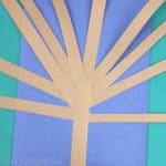 How to make an easy 3D fall construction paper tree - Twitchetts