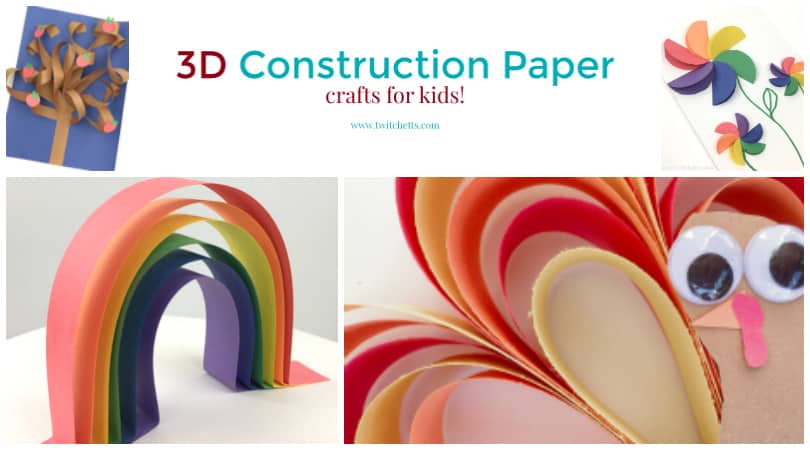 3D Construction Paper Tree - Twitchetts
