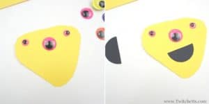 How to make a simple construction paper monster craft - Twitchetts