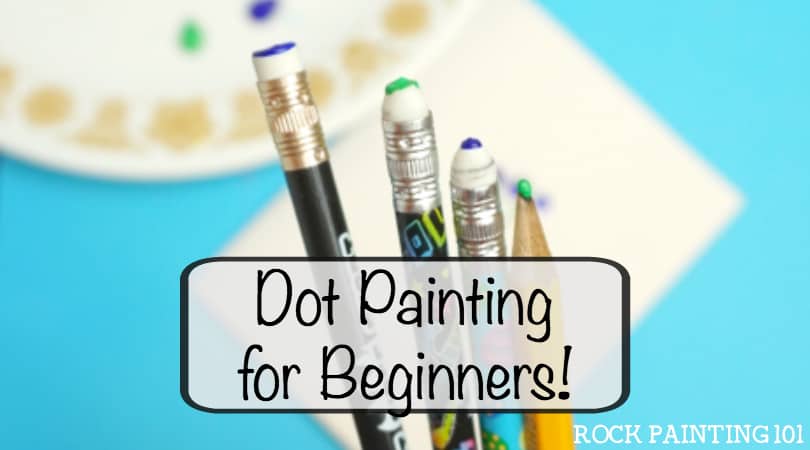 Creative dot painting technique perfect for kids and beginners - Twitchetts