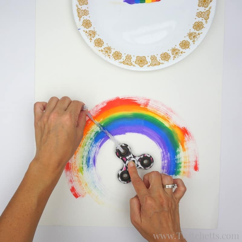 Fidget Spinner Rainbows ~ Hand Spinner Art - Twitchetts