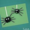 How to make adorable quilled construction paper spiders - Twitchetts